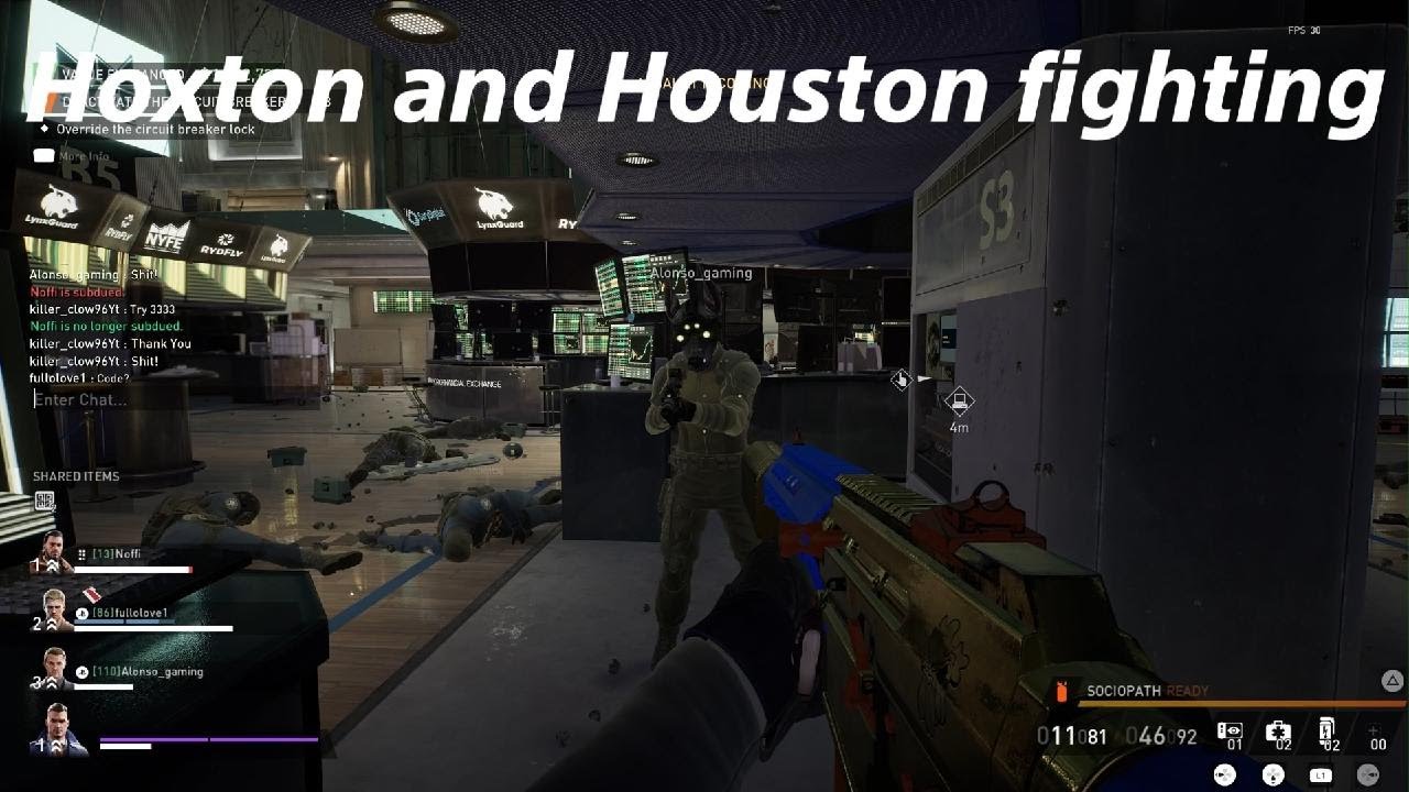 Payday 3: Hoxton and Houston Fighting - YouTube