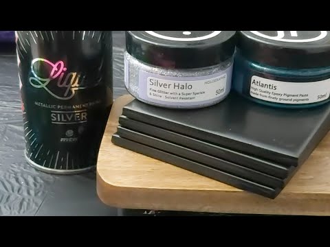 LIVE - Using Liquid Silver In And On Resin - YouTube