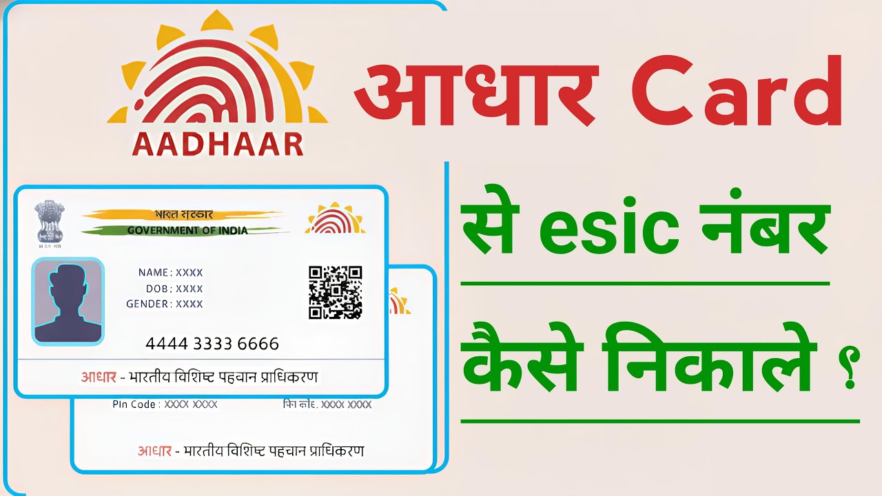 Aadhaar Card Se Esic Number Kaise Nikale, How To Find Esic Number In ...