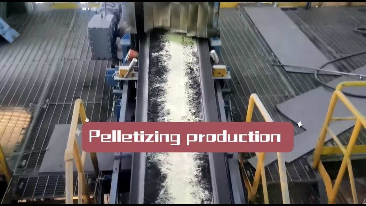 Iron ore pellet commercial production with organic binder # ...