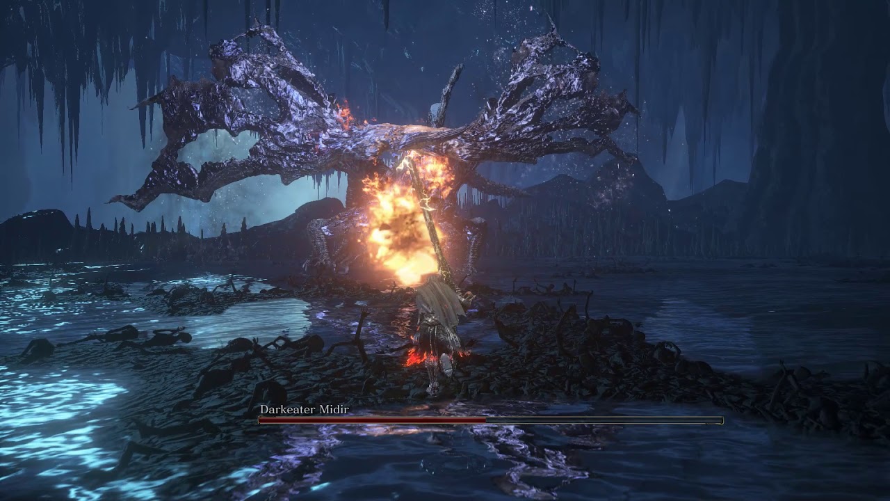Scrub kills DarkEater Midir using Fume UGS Dark Souls 3 - YouTube