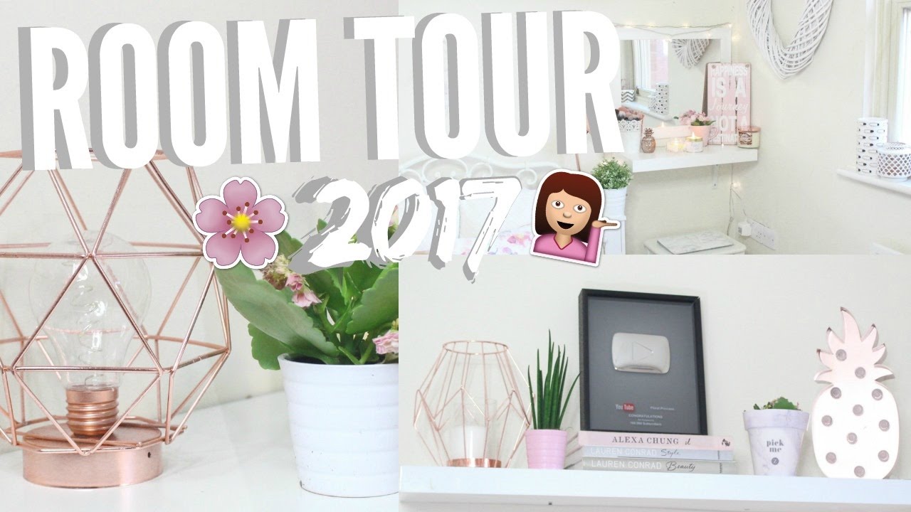 ROOM TOUR 2017! TUMBLR ROOM INSPIRATION! - YouTube