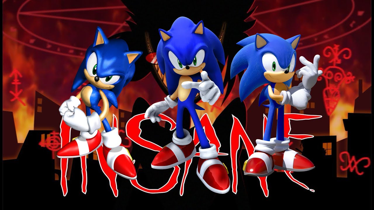 3 Sonic Voices Sing Insane By Baasik And Black Gryph0n (A.I. Cover ...