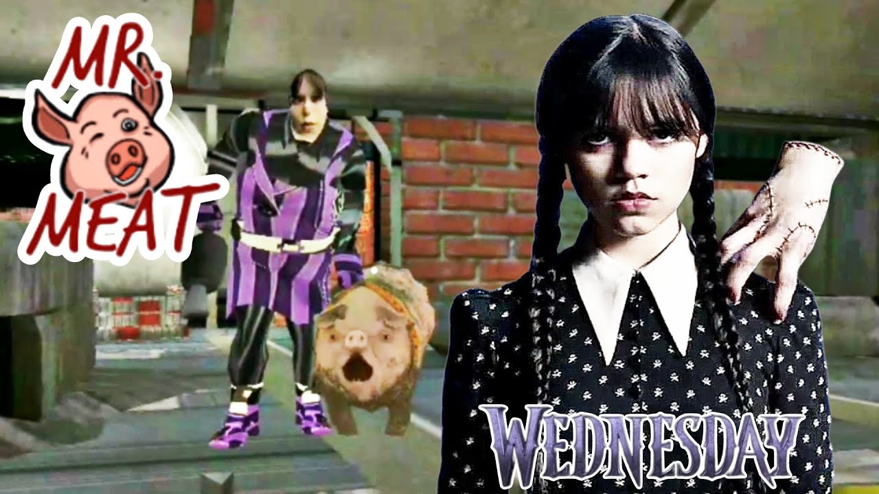 Mr Meat is Wednesday Mod Gameplay | Mr Meat Wednesday - YouTube