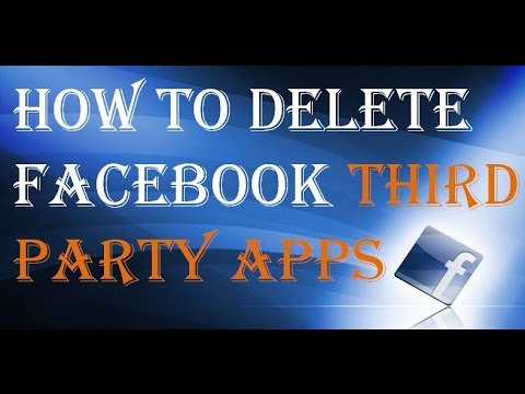 How To Remove Facebook Apps | Delete Facebook Apps From Computer - YouTube