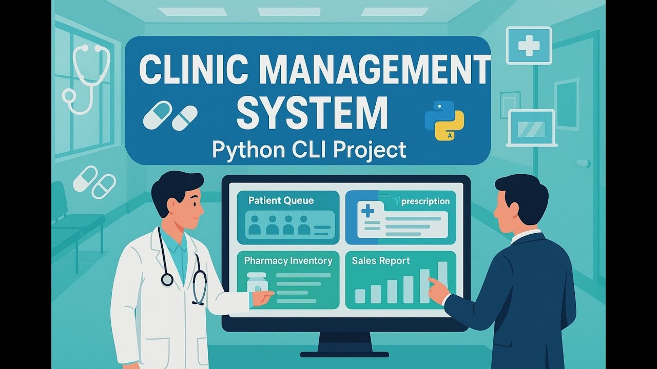 Advanced Clinic Management System with Python | No Database Required ...