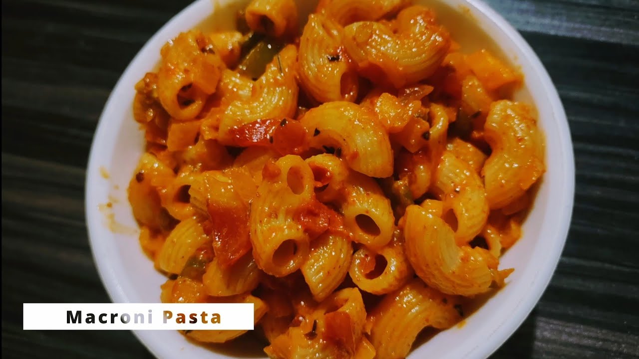 Macaroni Pasta Recipe | Masala Macaroni | Pasta Recipe - YouTube