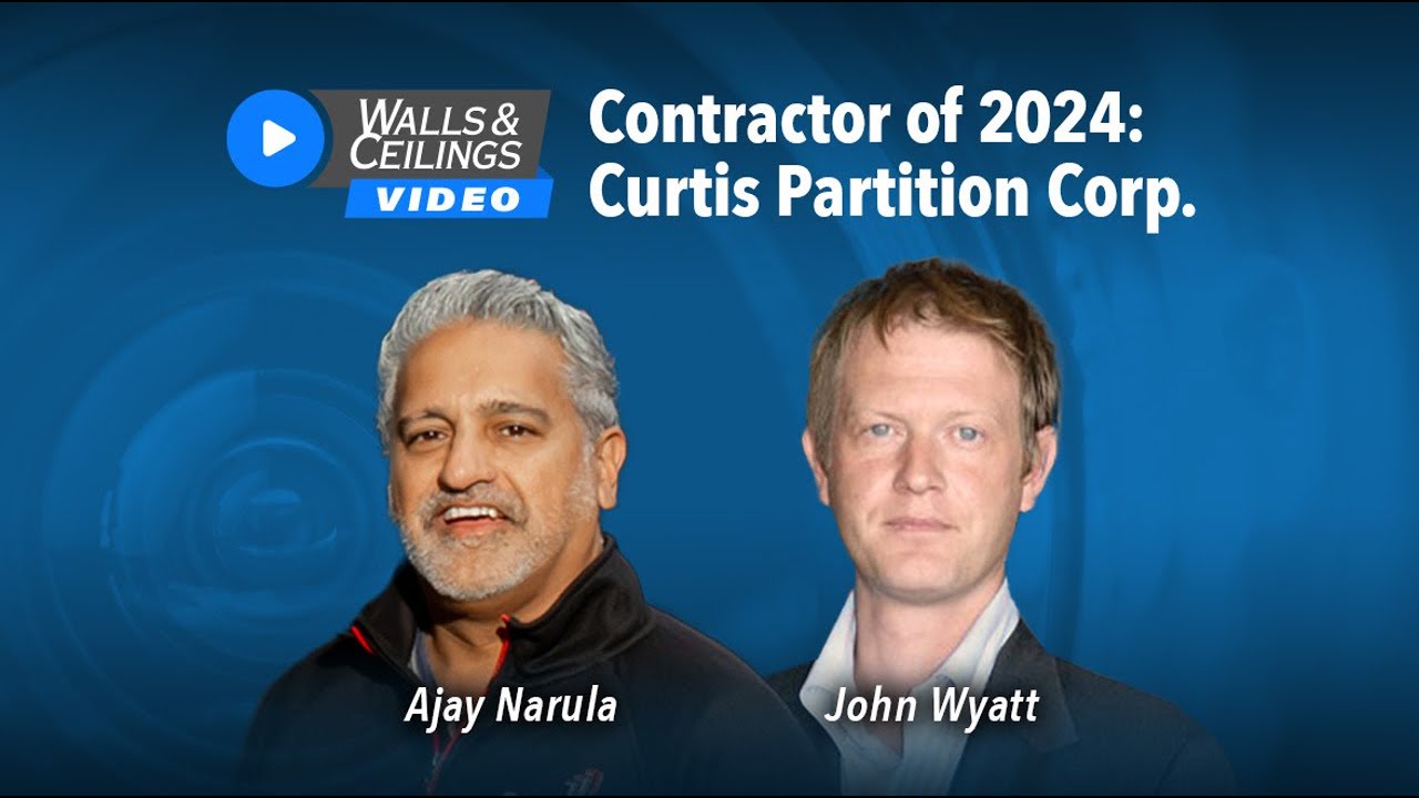 Walls & Ceilings' Contractor of 2024 - Curtis Partition - YouTube