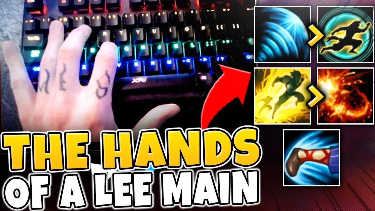 WATCH THE HANDS OF A LEE SIN MASTER MAKING SICK PLAYS (KEYBOARD CAM ...