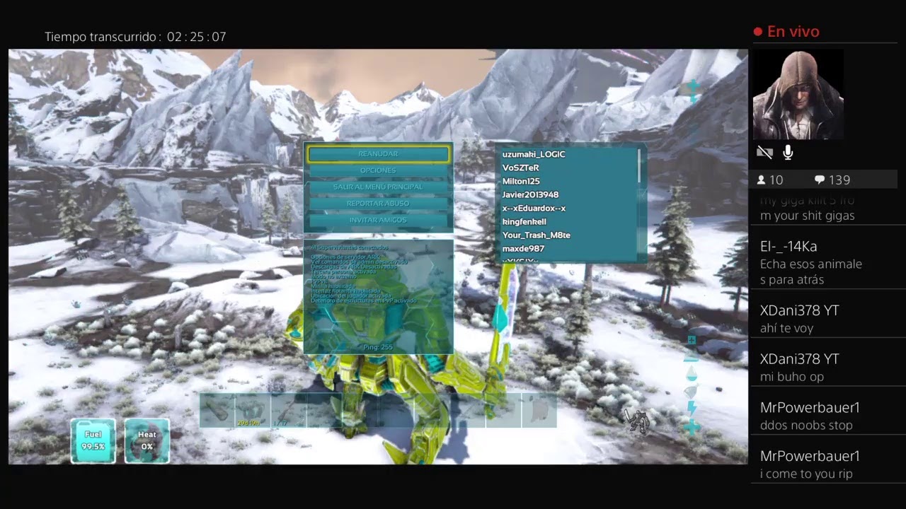 Ark Ps4 Oficial - DDOS BM IN MY SERVER CANT PVP - YouTube