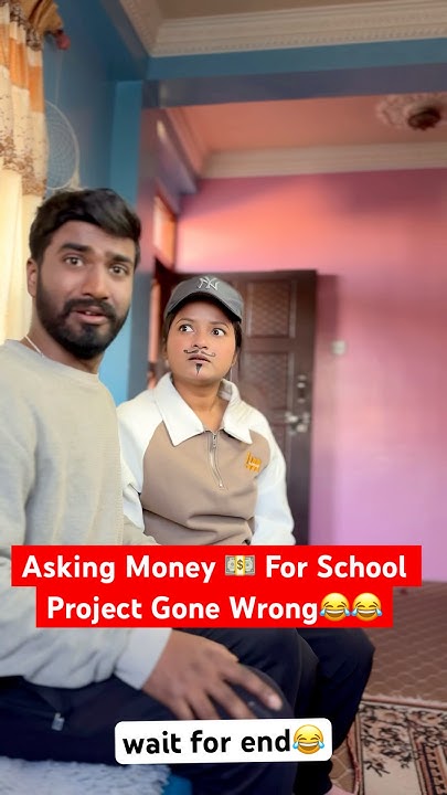 Asking Money 💴 For School Project Gone Wrong😂😂|Watch Till End|Husband Wife Comedy|Vivan Shah ...