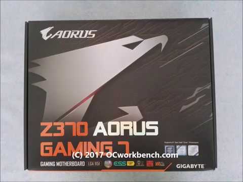 Unboxing the GIgabyte Z370 AUROS Gaming 7 motherboard - YouTube