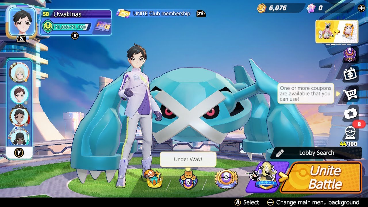 Nintendo SWITCH Lite-POKEMON Unite-S18-p04-Metagross (Melee,All-Rounder ...