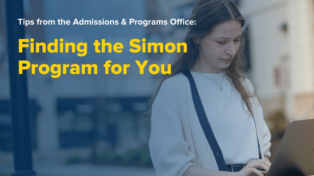 Finding the Simon Program for You - YouTube