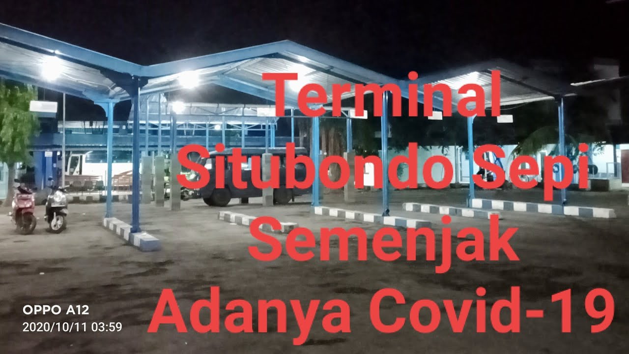 Terminal Situbondo sepi semenjak adanya covid-19 - YouTube