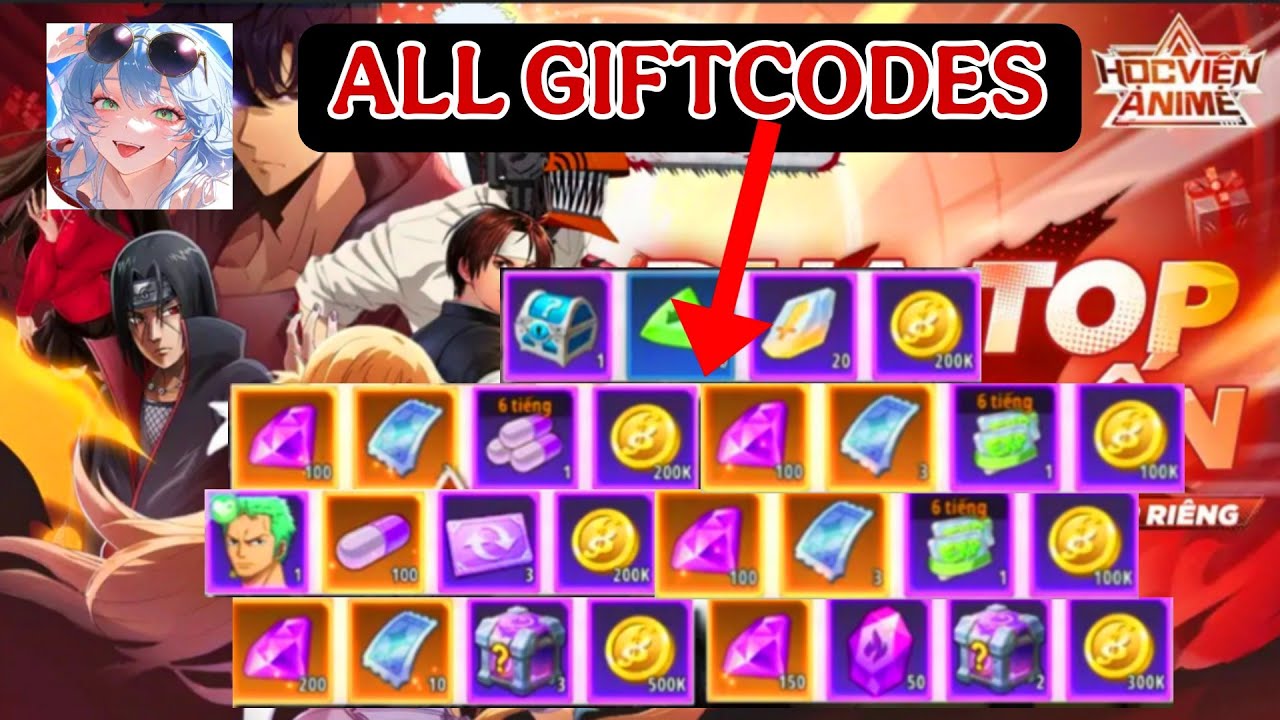 Học Viện Anime Legend | All 10 Giftcodes + How to Redeem - Học Viện ...