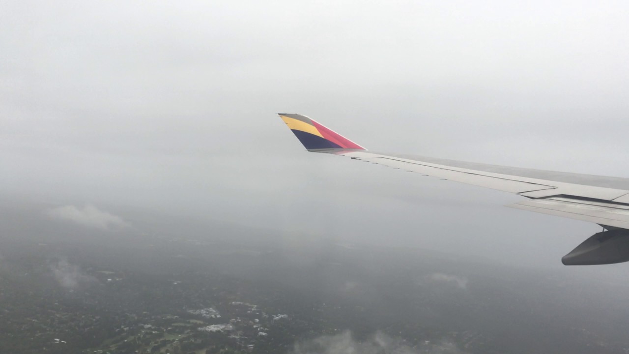 Asiana Airlines B747-400 OZ601 Landing Sydney Airport - YouTube