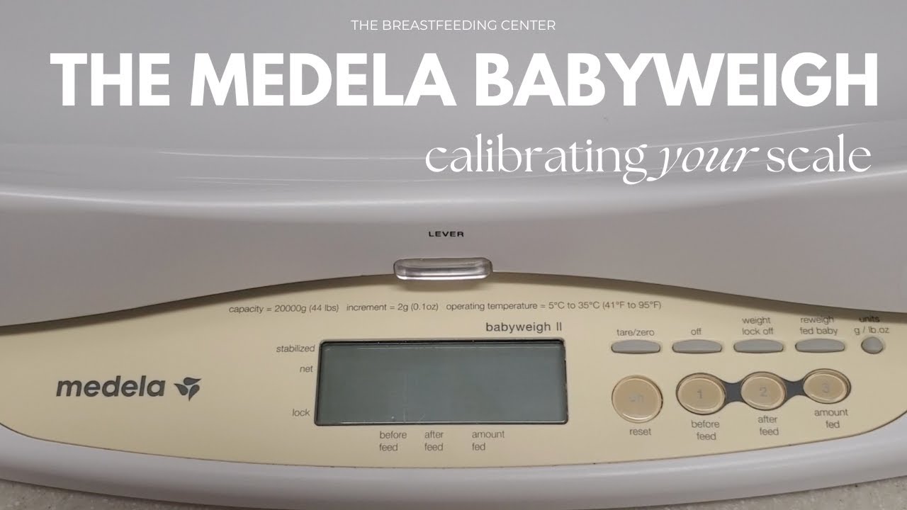 Calibrating Your Medela BabyWeigh Scale - YouTube