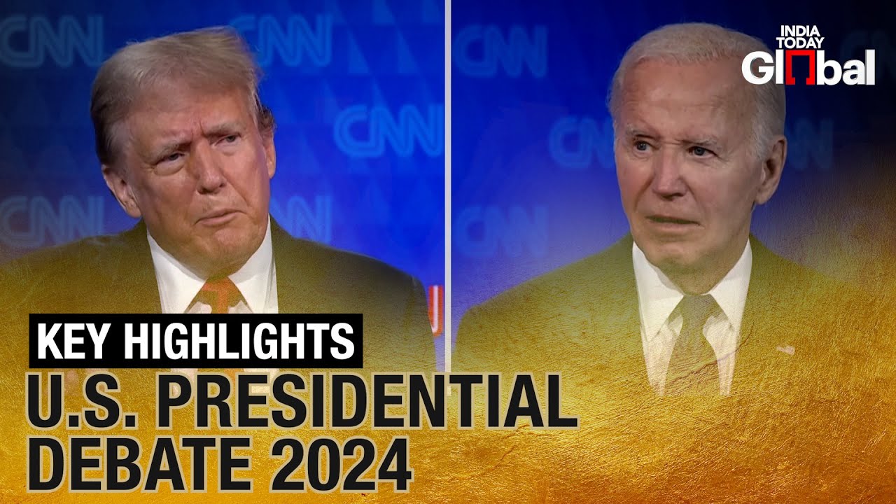 Key Highlights From The U.S. Presidential Debate | India Today Global ...