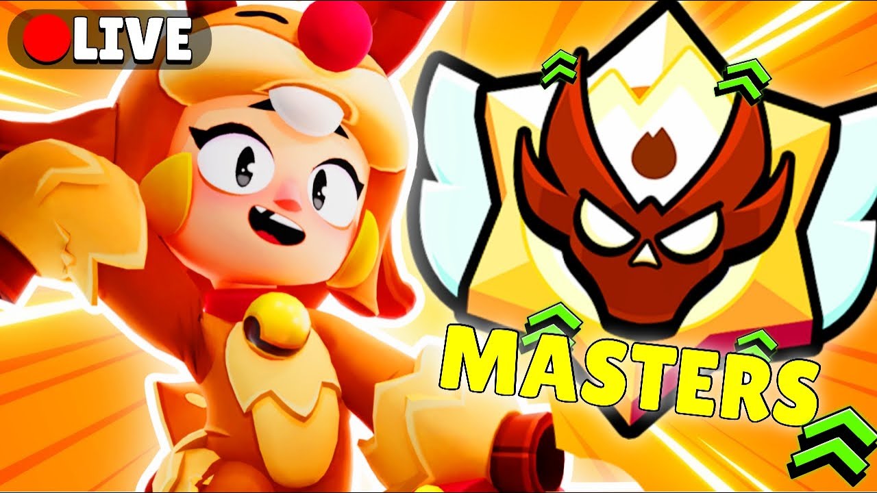 🔴LIVE - RANKED PUSH TO MASTERS | Brawl Stars - YouTube