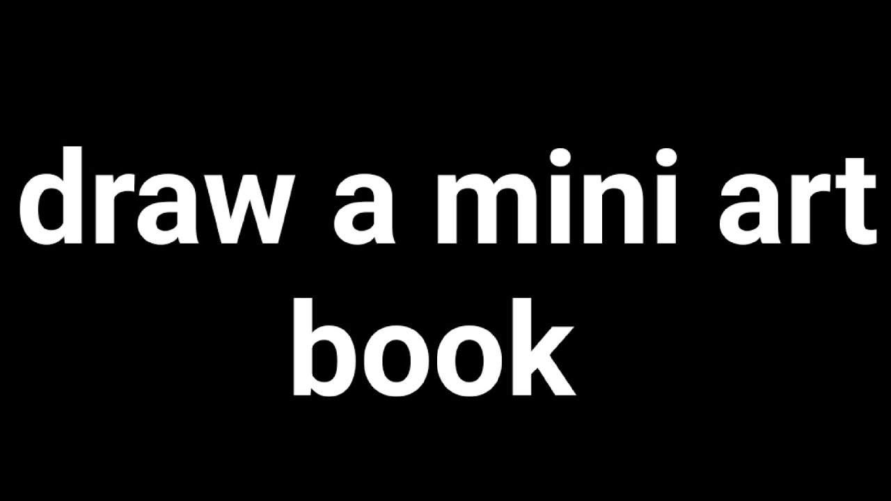make a mini art book#art #artist #creative - YouTube