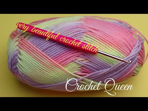 UNIQUE stitch! I've never seen that before! You will love it! It's easy ...