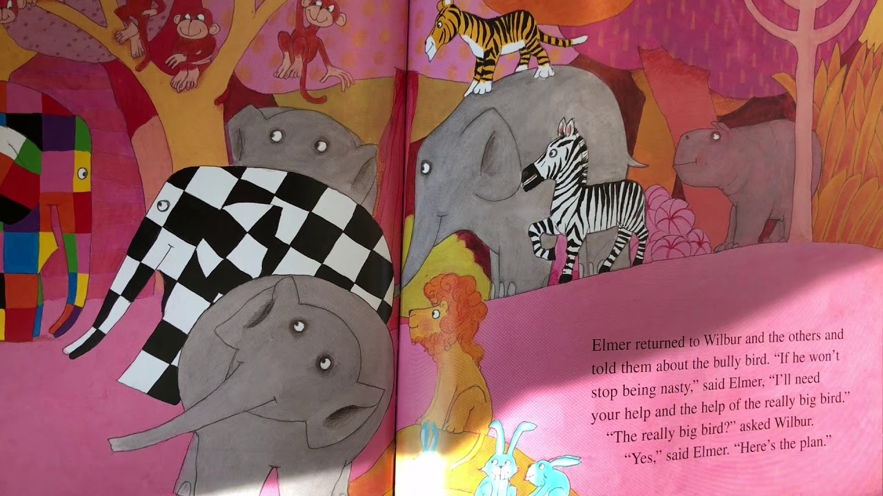 Elmer and the Big Bird - #141 영어 책읽기 프로젝트 - YouTube