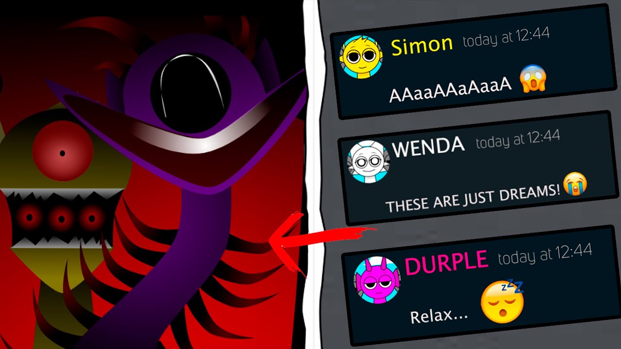 NIGHTMARES SIMON| If Incredibox Sprunki had a Discord Server - YouTube