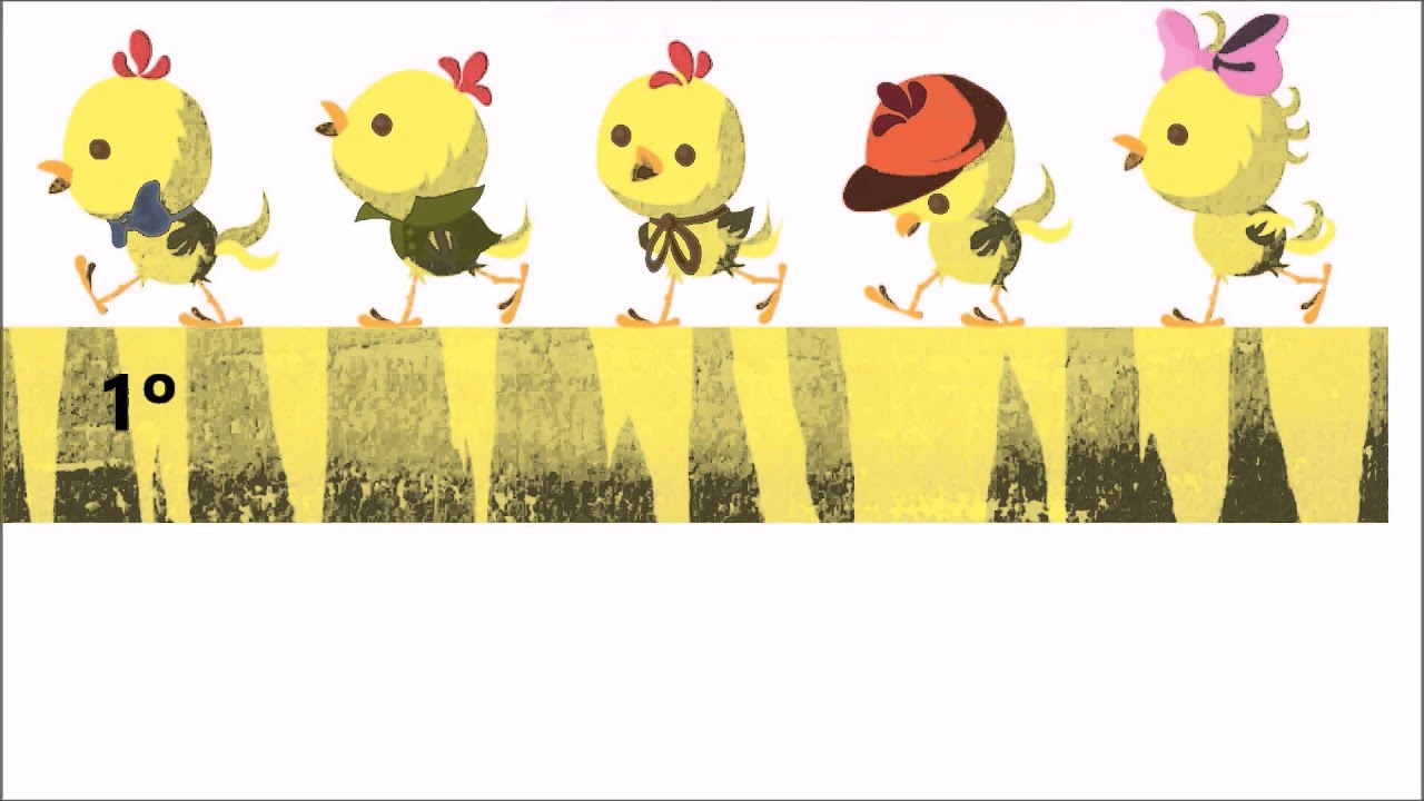 Los cinco pollitos. Cuento infantil. - YouTube