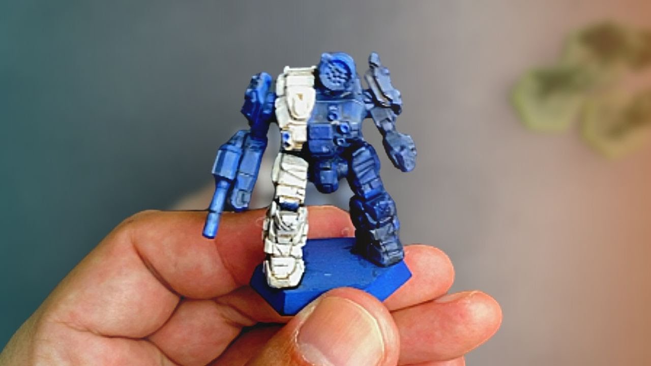 Painting A Battlemech Lyran Guards Thunderbolt | Cool Custom ...