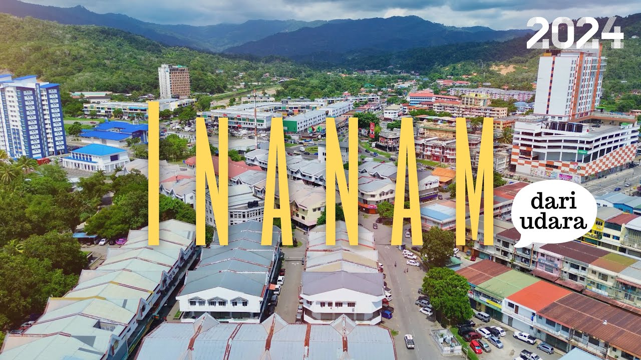 #udara_b 24 | Pekan Inanam, Kota Kinabalu, Sabah dari udara - YouTube
