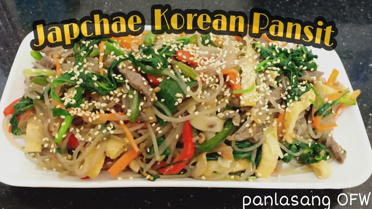 Japchae Recipe (Korean Pansit) - YouTube