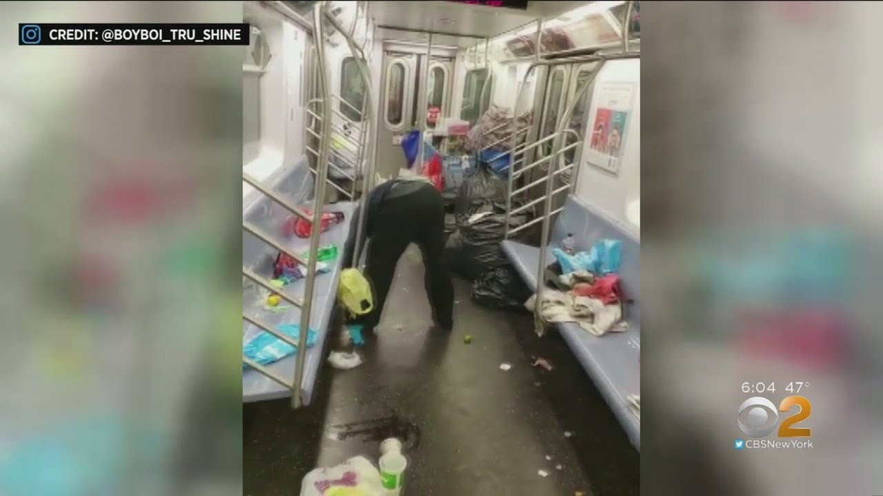 Demanding Answers: Garbage On Subway Car - YouTube