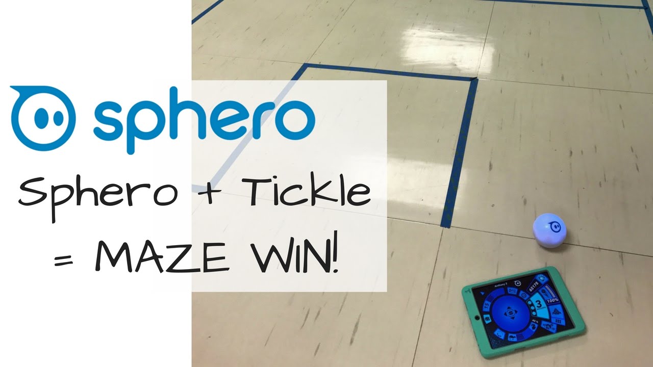 Sphero Tickle Maze Win - YouTube