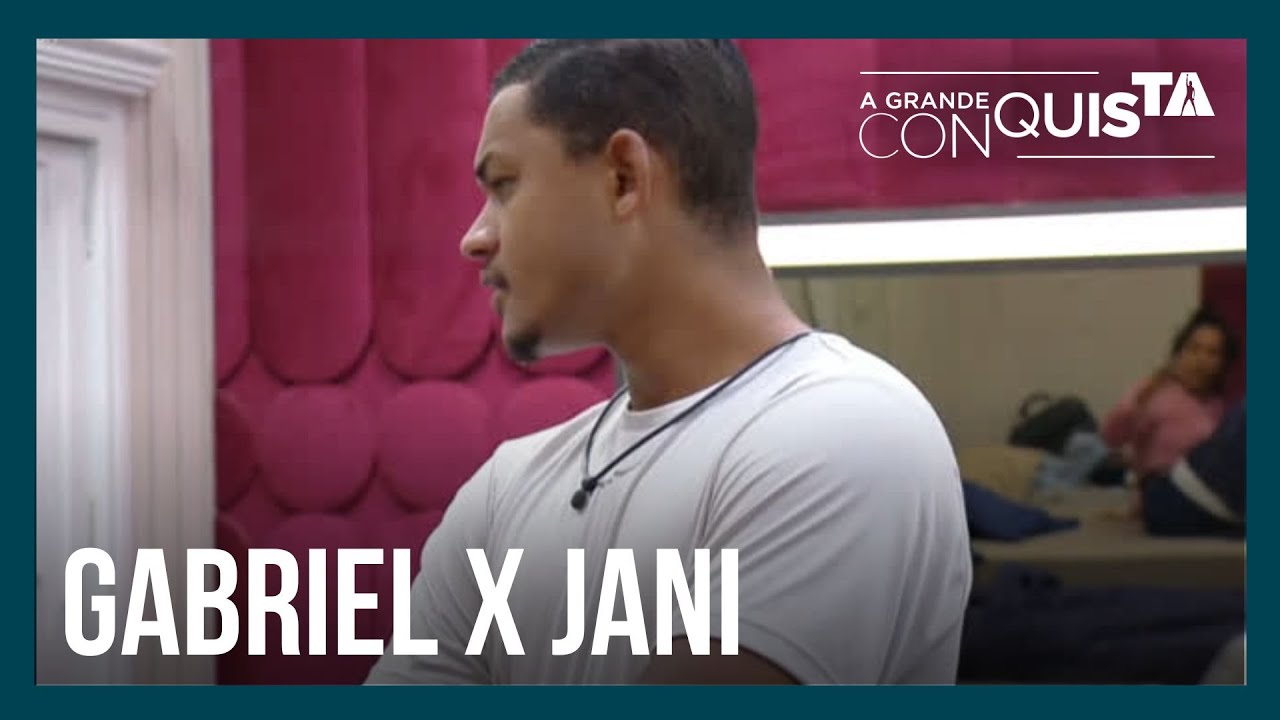 Olha a DR! Janielle e Gabriel discutem e discordam das atitudes um do ...