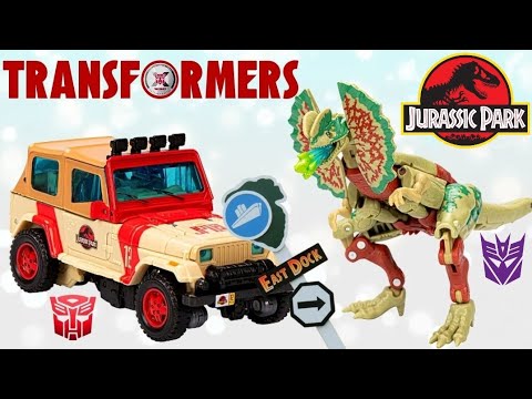 Transformers X Jurassic Park Crossover Dilophocon & Autobot JP12 - # ...