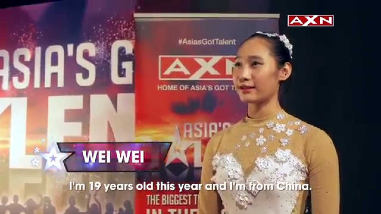 Asia's Got Talent Backstage - Wei Wei - YouTube