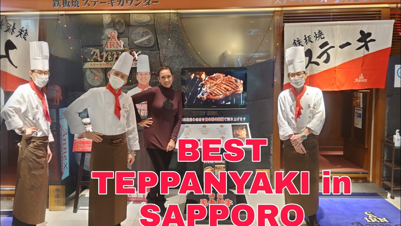 SAPPORO HOKKAIDO BEEF TEPPANYAKI. GOURMET FOOD IN JAPAN - YouTube