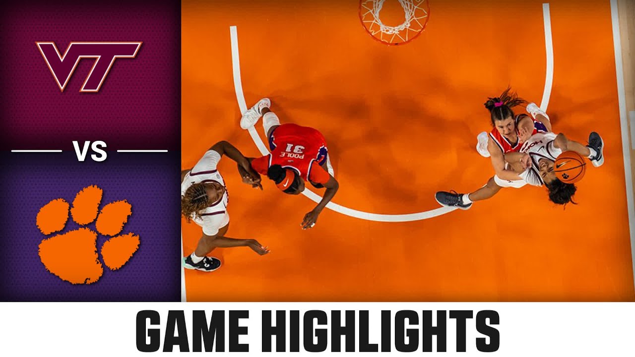 Virginia Tech vs. Clemson Game Highlights | 2024-25 ACC Women’s ...