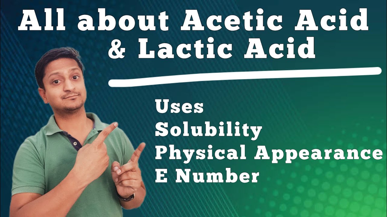 All about Acetic Acid and Lactic Acid #lacticacid #aceticacid # ...
