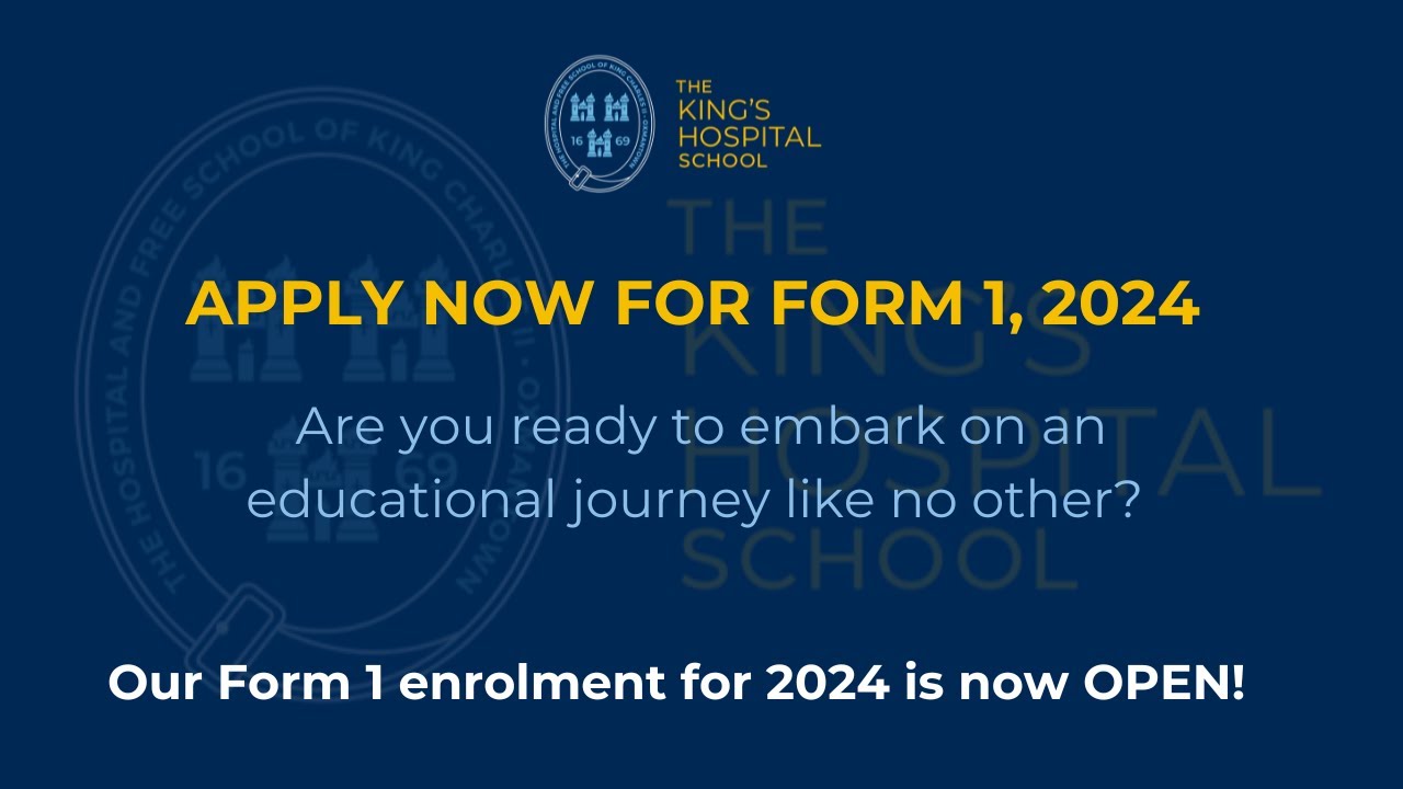 Form 1 enrolment in 2024 is now LIVE! - YouTube