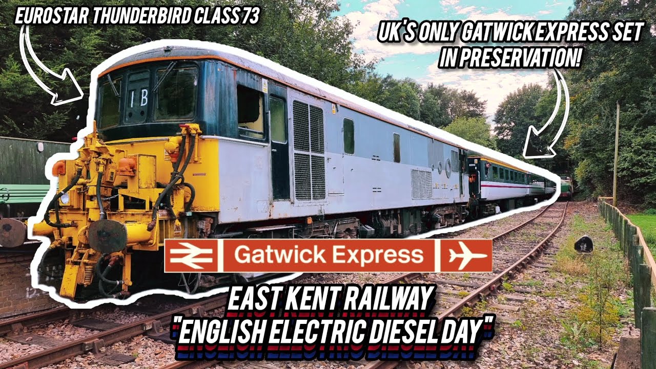The ONLY Gatwick Express Set In Preservation! | It Was Class 73 Kinda ...
