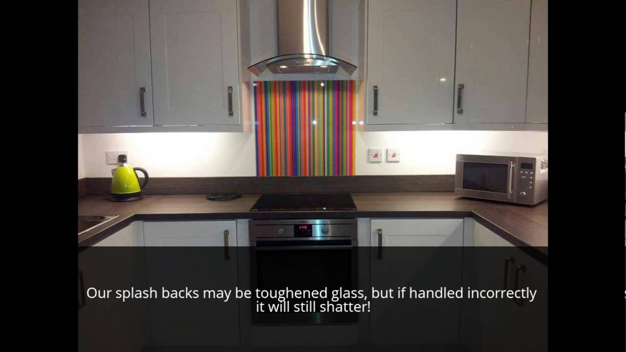 Splashback Installation - Sprayed Splashbacks - YouTube