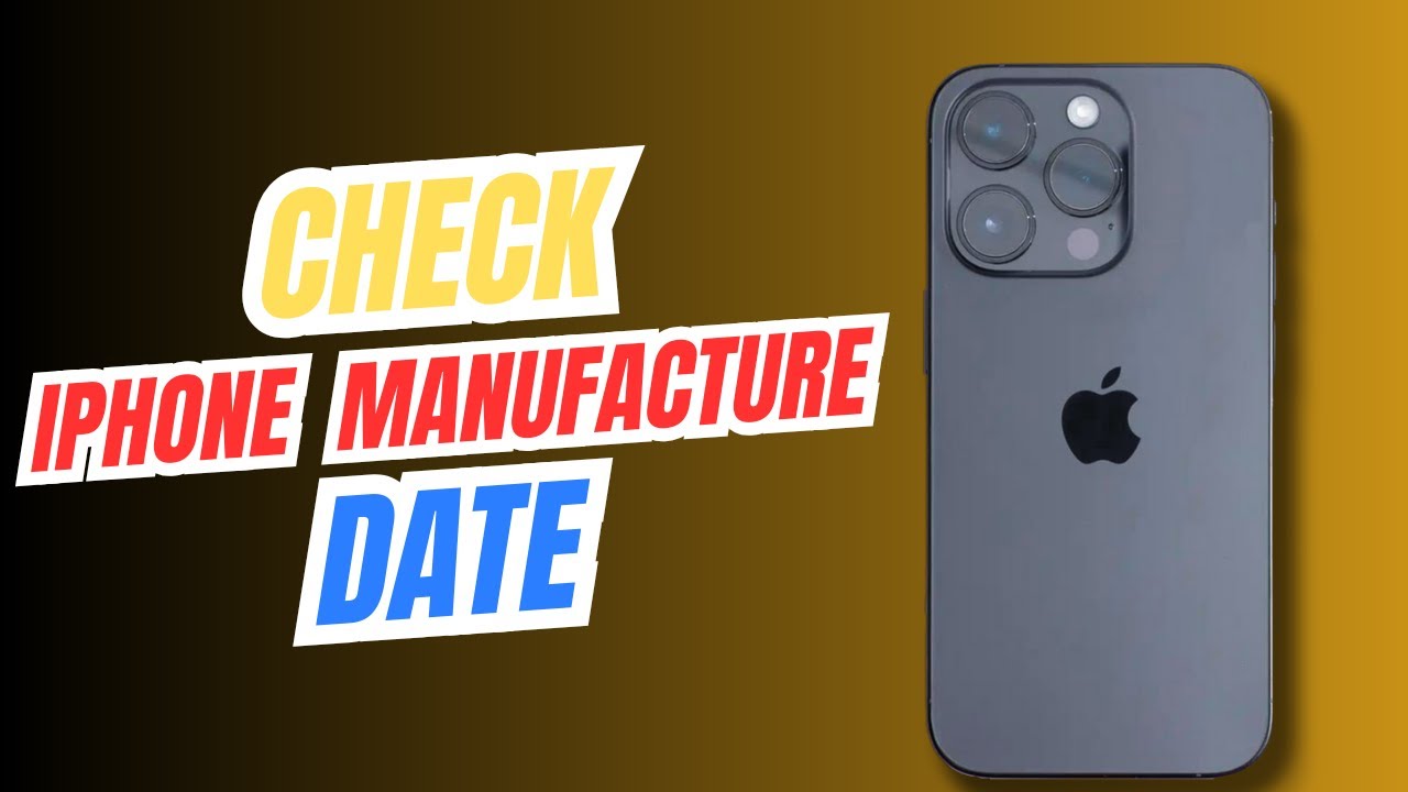 How to Check manufacture date and date of first use on your iphone ...
