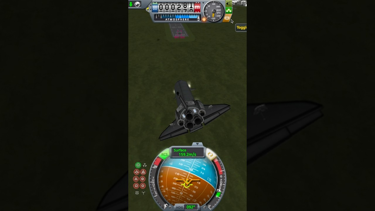 Kerbal space program space shuttle landing #spaceshuttle # ...