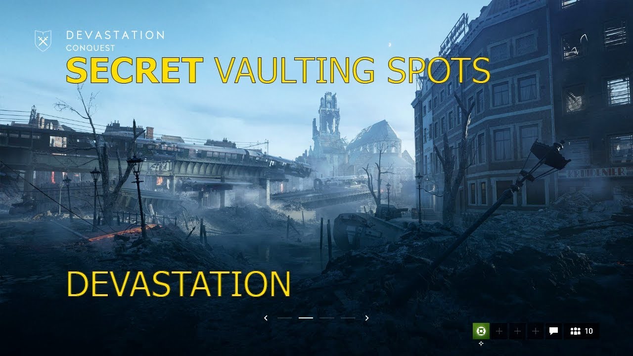 Secret Vaulting Spots on Devastation (Battlefield 5) - YouTube