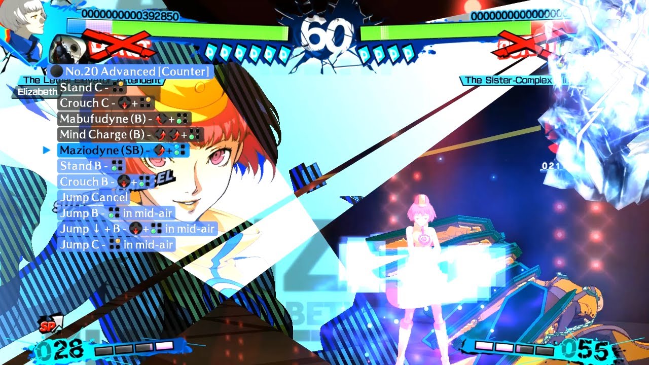 Persona 4 Arena Ultimax Elizabeth Trial 20 - YouTube