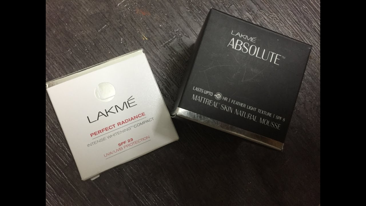 Lakme absolute mousse and perfect radiance compact review - YouTube