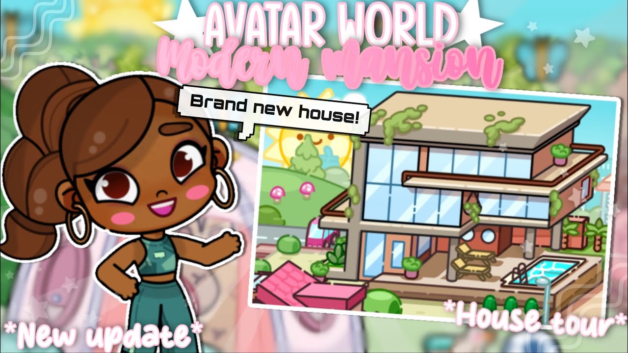 *NEW* Avatar world mansion?! MOVING + HOUSE TOUR 📦😲 |🔊*VOICED*🔊| Avatar ...