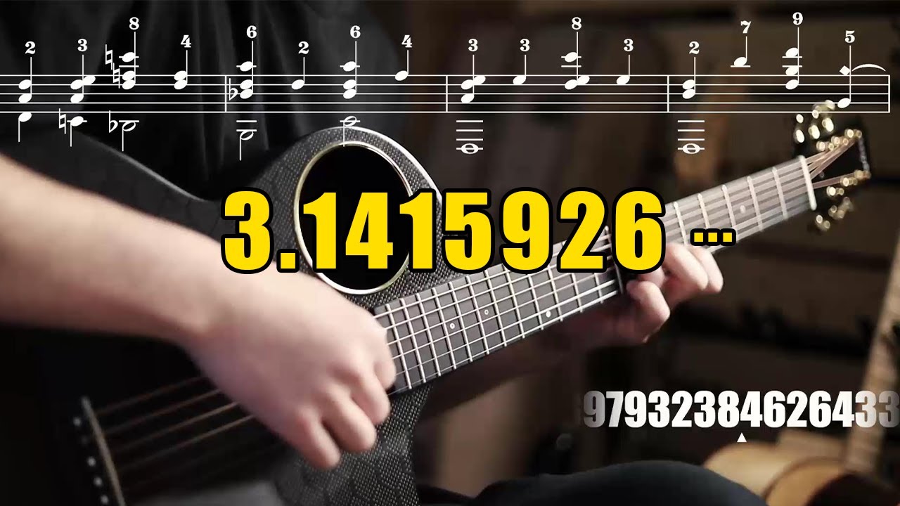 Play Pi with Guitar - YouTube